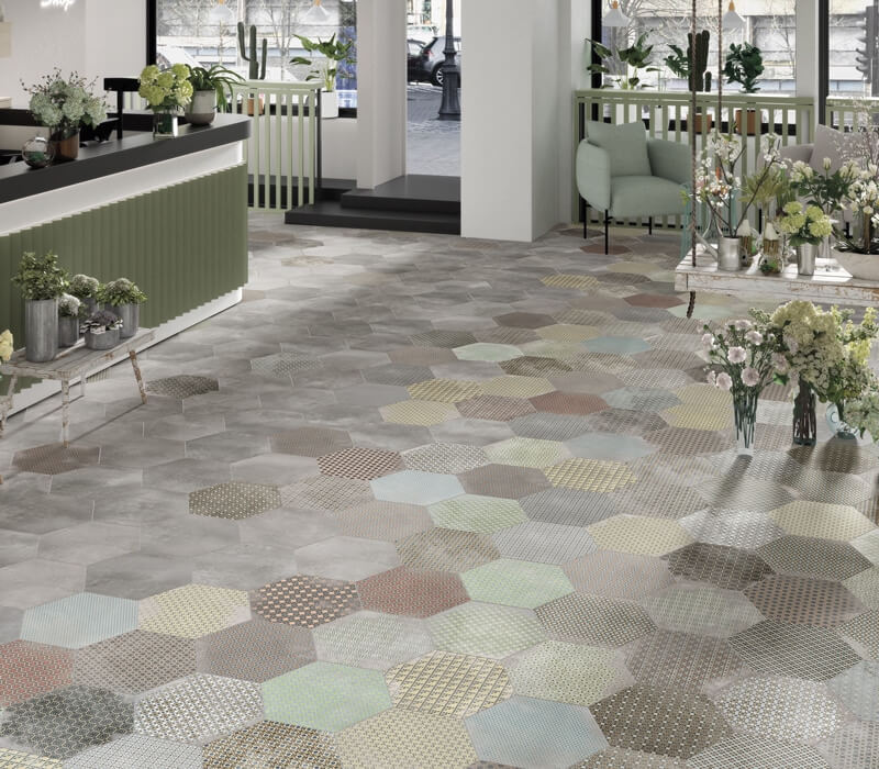 Carrelage hexagonal : 5 poses à copier - Déco et tendances